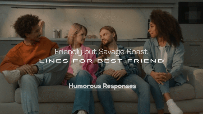 250+ Friendly but Savage Roast Lines for Best Friend